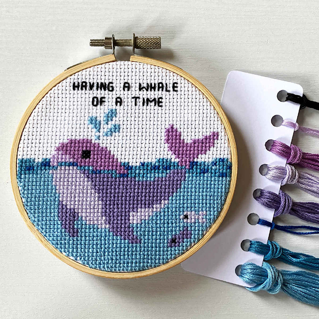 Summer Cross Stitch Kits for Beginners | Knit Knot Krafts